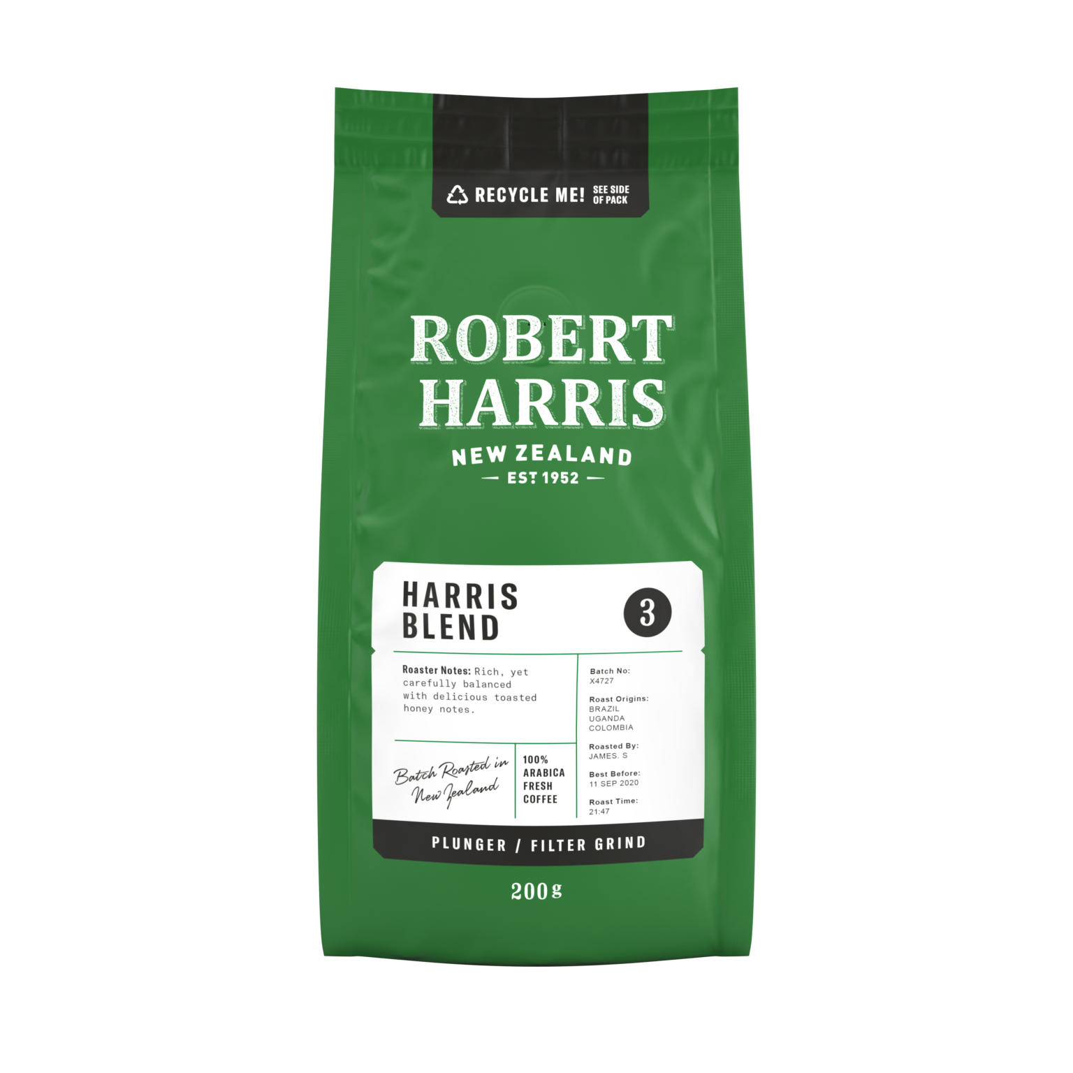 Harris Blend 200g - Robert Harris Coffee